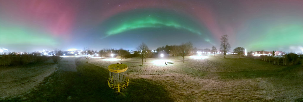 Northern light in Denmark 2026 360 Panorama | 360Cities