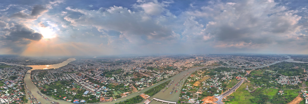 20250217_162010 DJI PANORAMA DỰ ÁN CẦU THỐNG NHẤT, CÙ LAO HIỆP HÒA ...