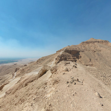 View on the King's Valley and the valley of Nile 360 Panorama | 360Cities