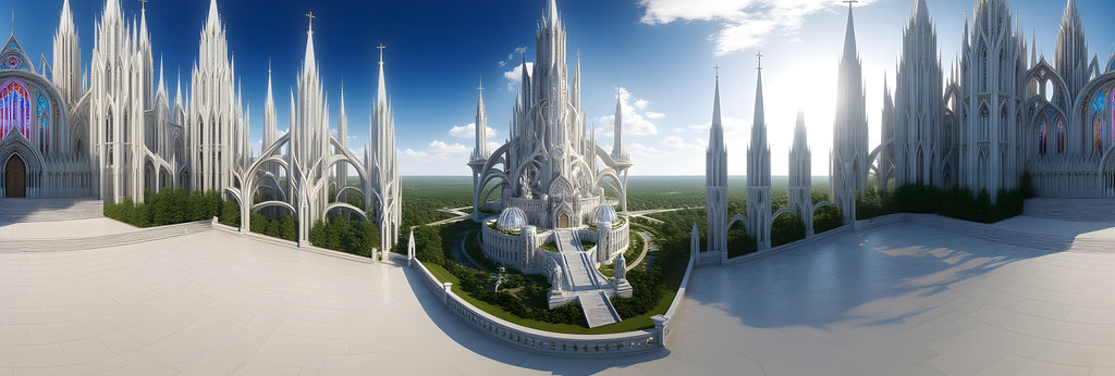 Grand Neo-Gothic Fantasy City 360 Panorama | 360Cities