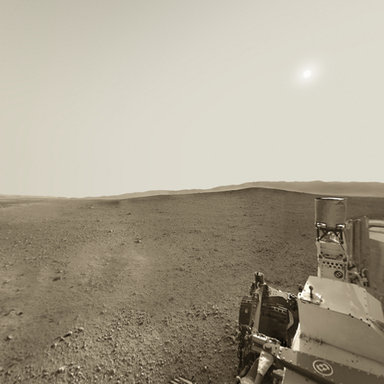 NASA's Curiosity Rover Exploring Mars | 360Cities