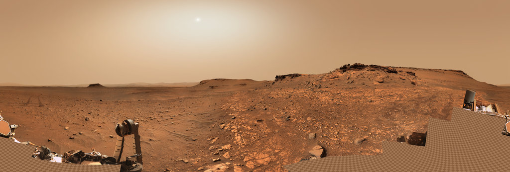 Mars Panorama - Perseverance rover: Martian solar day 0518 360 Panorama ...