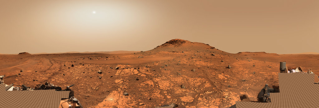 Mars Panorama - Perseverance rover: Martian solar day 0614 360 Panorama ...