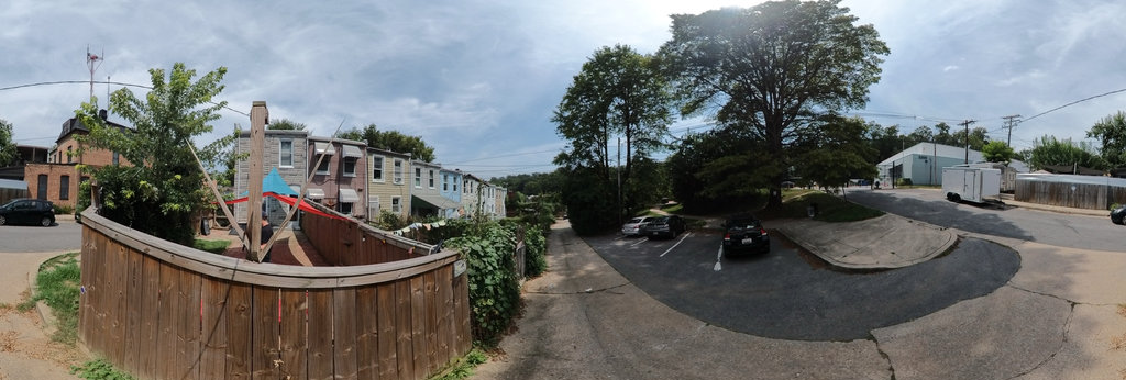 alley parking off malden av 360 Panorama | 360Cities