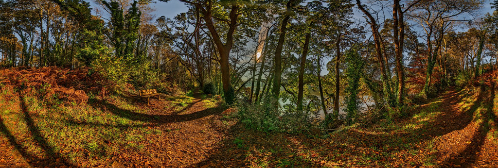 Plomelin, Odet, Autumn, Walk, L'Anse De Combrit 3278 360 Panorama ...