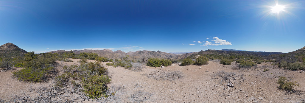 View of Cochise Head in the Chiricaua Mountains 360 Panorama | 360Cities