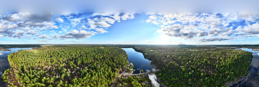 Lady Evelyne River Dam in Ontario Canada 360 Panorama | 360Cities