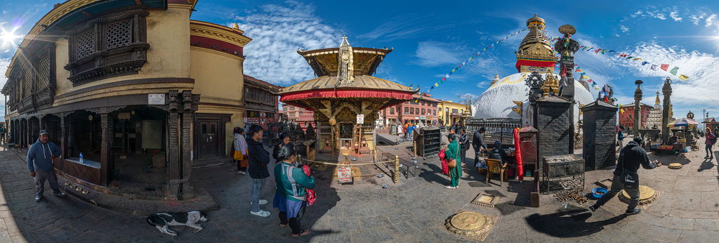 Swayambhunath Religious Site – Kathmandu, Nepal 360 Panorama | 360Cities