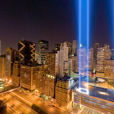 New York City Tribute In Light - September 11, 2006 360 Panorama ...