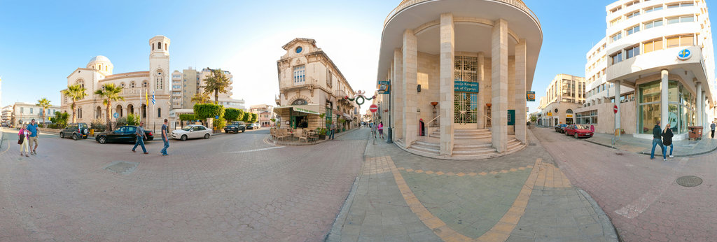 Street View in Old Town Of Limassol 360 Panorama | 360Cities