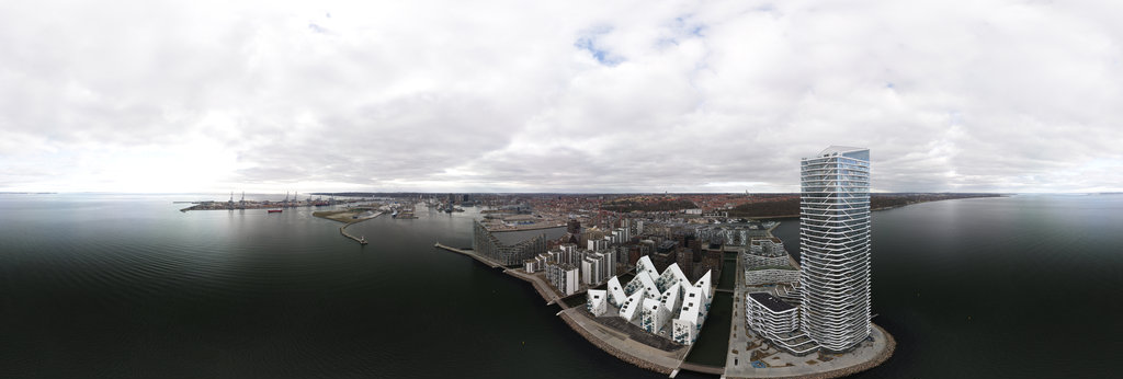 Lighthouse - eye of aarhus - skyscraper lighthouse 360 Panorama | 360Cities