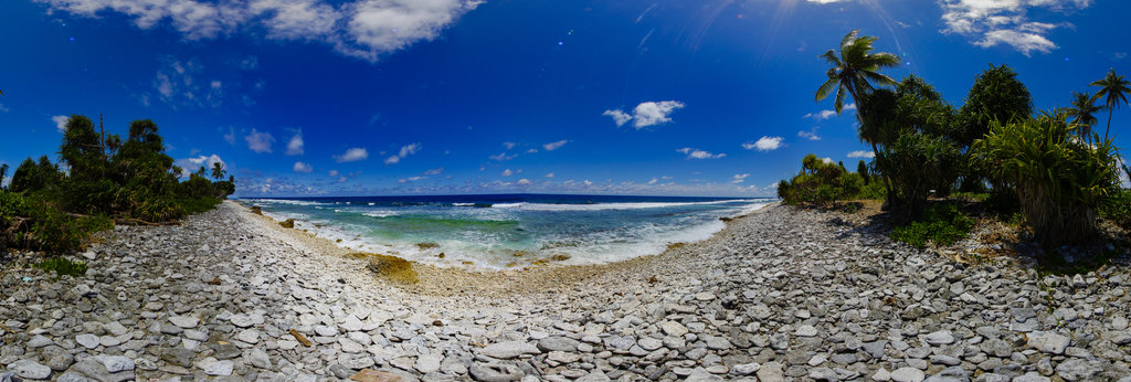 Funafuti beach on the oceanside 360 Panorama | 360Cities