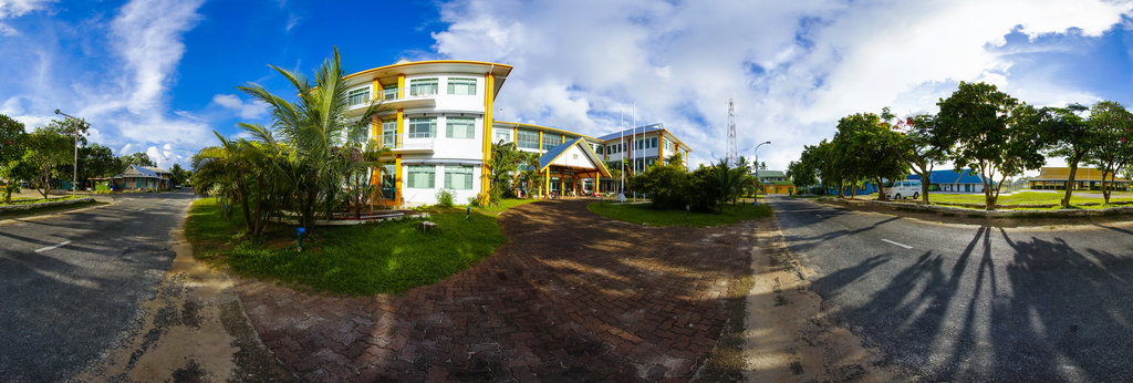 Tuvalu's Government Building on Funafuti 360 Panorama | 360Cities