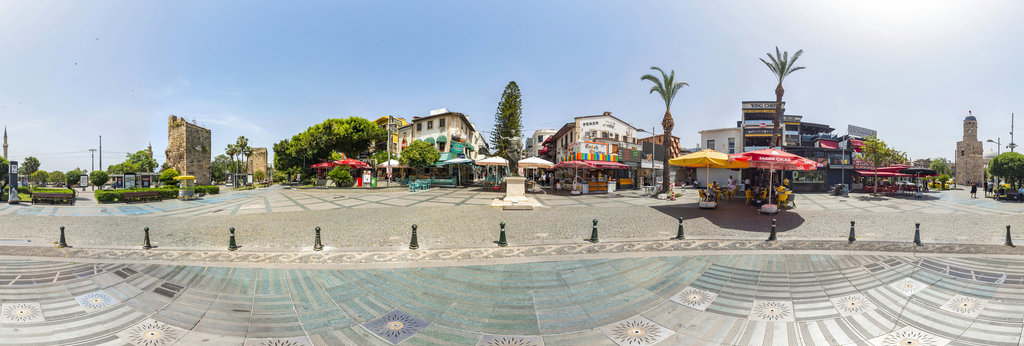 Türkiye 2025. Monument to Attalus II Philadelph in Antalya. 360 ...