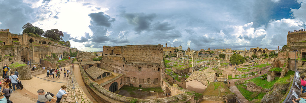 Forum Romanum - Domitian's imperial Ramp 360 Panorama | 360Cities