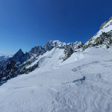 Mont Blanc - Monte Bianco: Panorama from Helbronner Point 360 Panorama ...