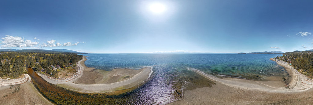 Chapman Creek Entering the Salish Sea (Arran LUT) 360 Panorama | 360Cities