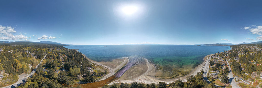 Mission Point Park at Davis Bay, British Columbia (Arran LUT) 360 ...