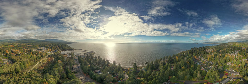 Over Skwetu Avenue in Wilson Creek, British Columbia (Mull LUT) 360 ...