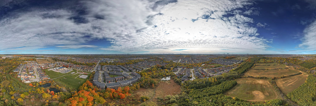 Aerial View of the MacMillan Farm Conservation Reserve, Vaughan ...