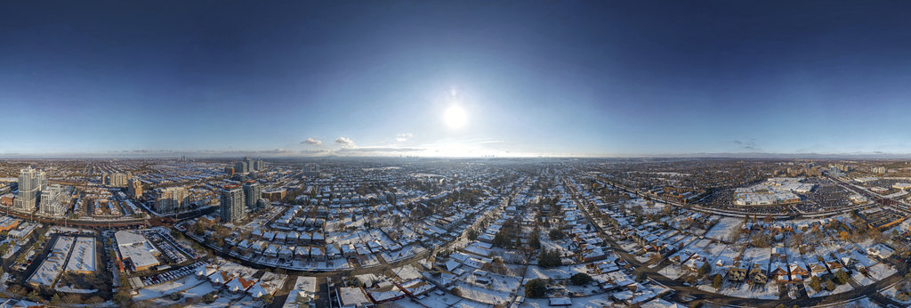 Spruce Avenue Park in Winter (Arran LUT) 360 Panorama | 360Cities
