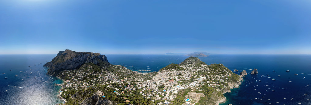 Aerial Panorama of Capri, Italy 360 Panorama | 360Cities