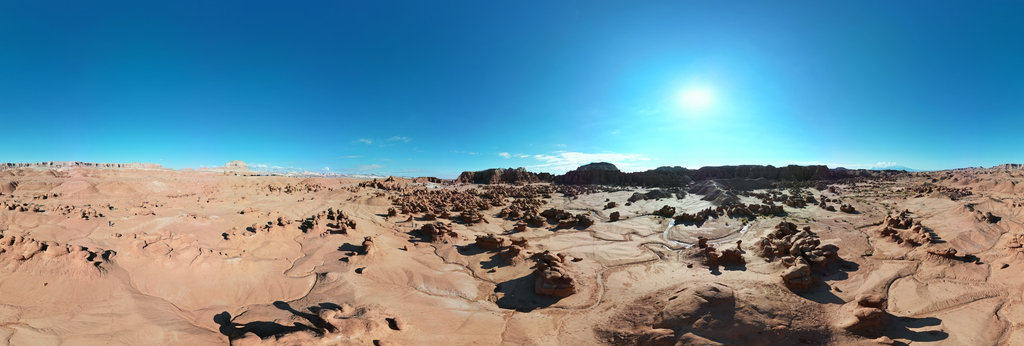 Aerial View of Goblin Valley State Park, Utah 360 Panorama | 360Cities