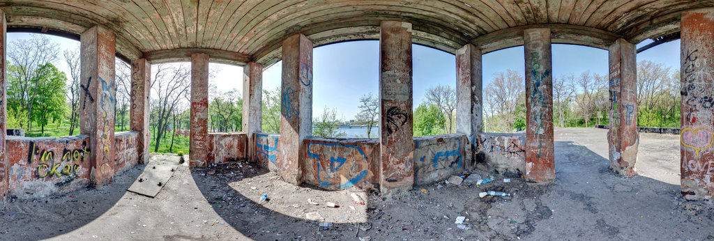 Shcherbakova Park, an abandoned boat station 360 Panorama | 360Cities